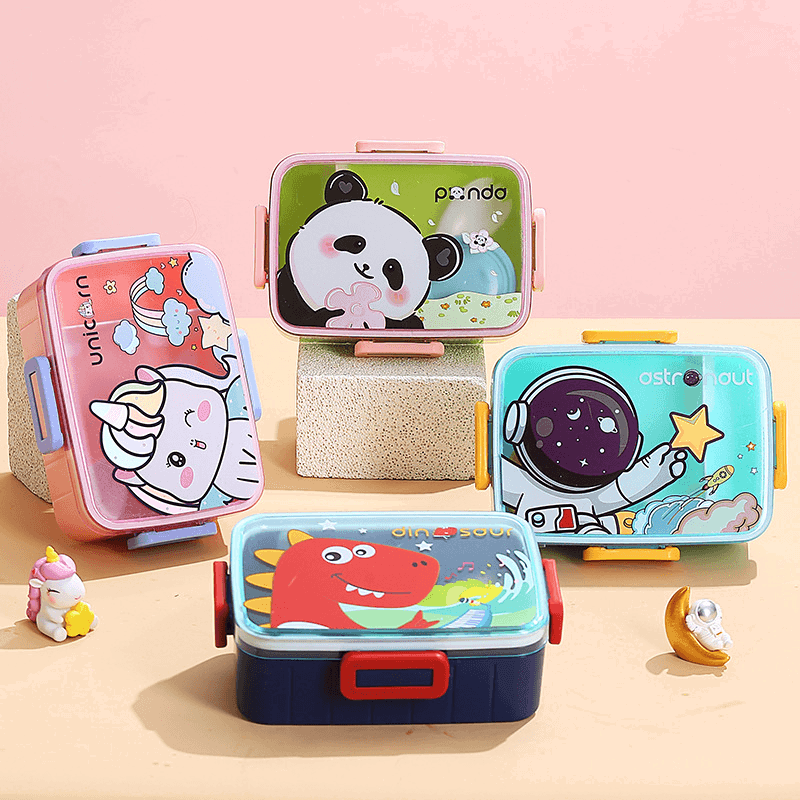 Cute Dino Plastic Bento Lunch Box for Kids – Twisoo